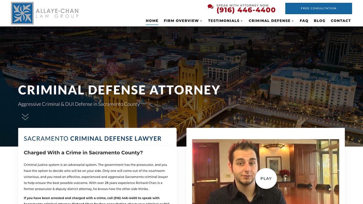 Sacramento Criminal Lawyer | DUI Attorney | SacDUILawyer.com